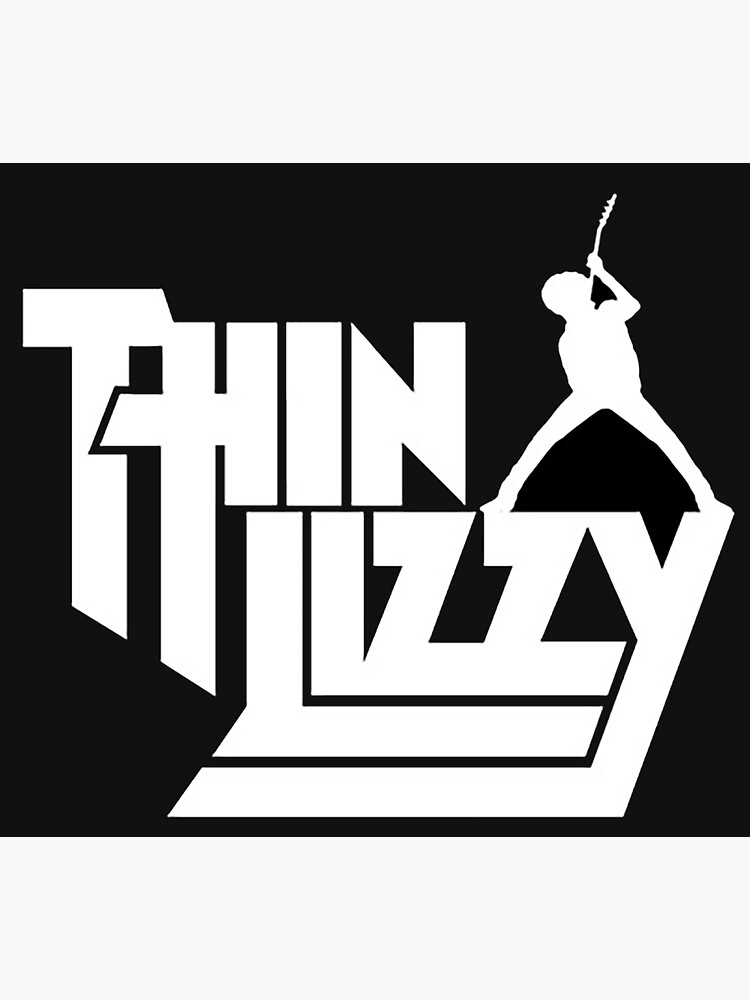 "thin lizzy logo" Poster for Sale by mwookeypp | Redbubble