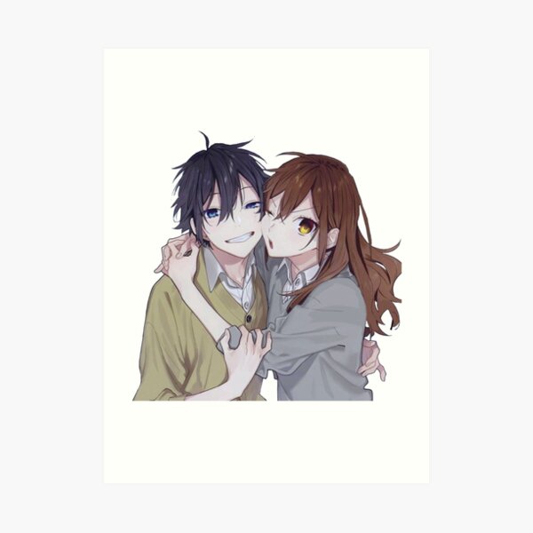 "Hori san to Miyamura kun - sticker" Art Print for Sale by Walid-Studio ...