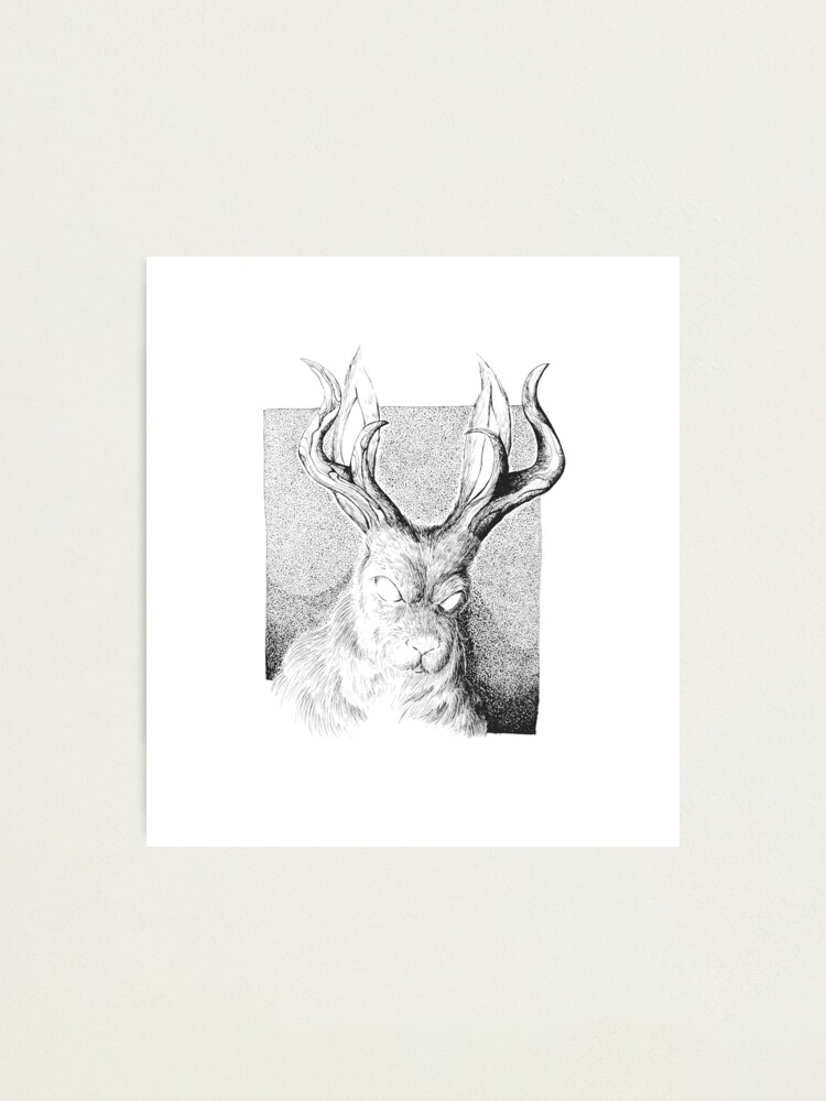 Lámina fotográfica «Versión vectorial de una bestia mítica llamada ...