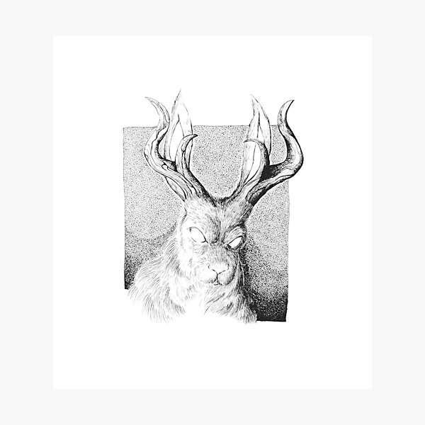 Lámina fotográfica «Versión vectorial de una bestia mítica llamada ...