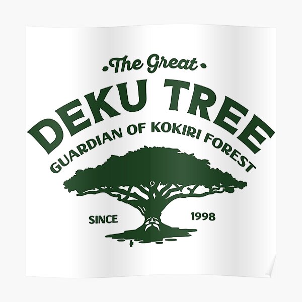 "The Great Deku Tree" Poster for Sale by Johmite182 | Redbubble