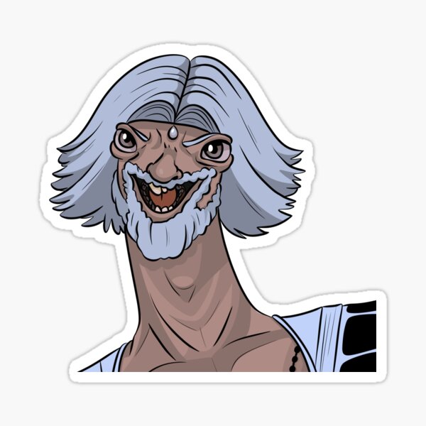 "FFXIV Sid" Sticker by soggybreadkid | Redbubble