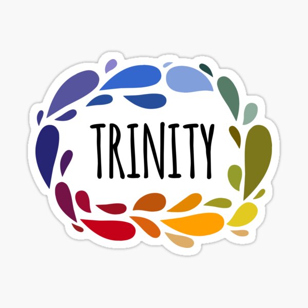 "Trinity Name Cute Colorful Gift Named Trinity" Sticker for Sale by ...