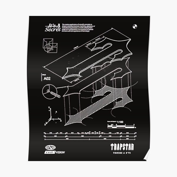 "TRAPSTAR DIY 2021" Poster by Dobbins1302 | Redbubble
