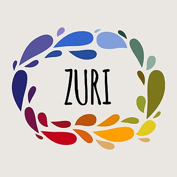 "Zuri Name Cute Colorful Gift Named Zuri" Sticker for Sale by kindxinn ...