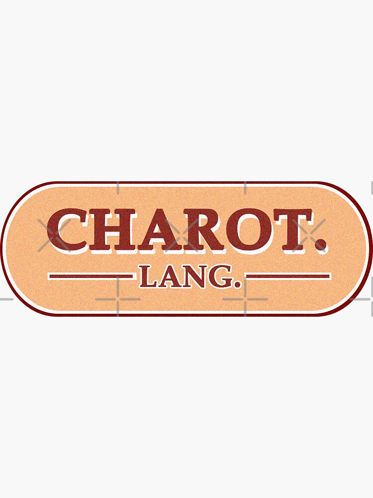 "Charot Lang - Filipino Slang and Expression Typography Design" Sticker ...