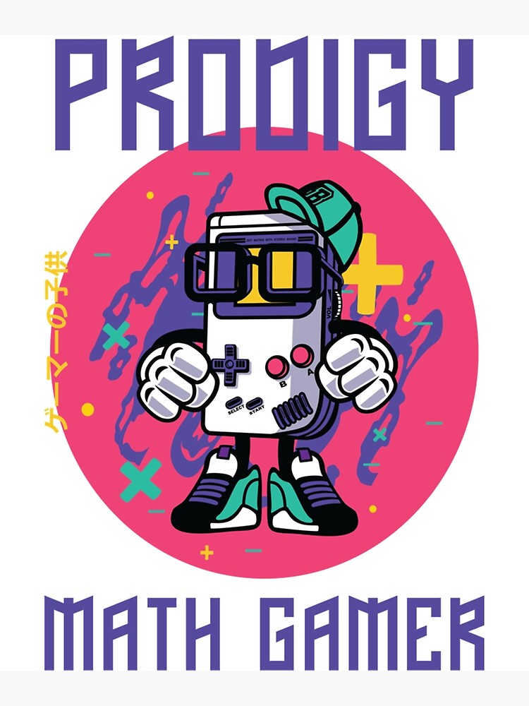 "Prodigy Math Gamer " Poster for Sale by ArrowsAndApple | Redbubble