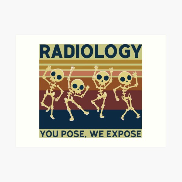 Lámina artística «radiología, rayos x, radiólogo, rad, tú posas ...
