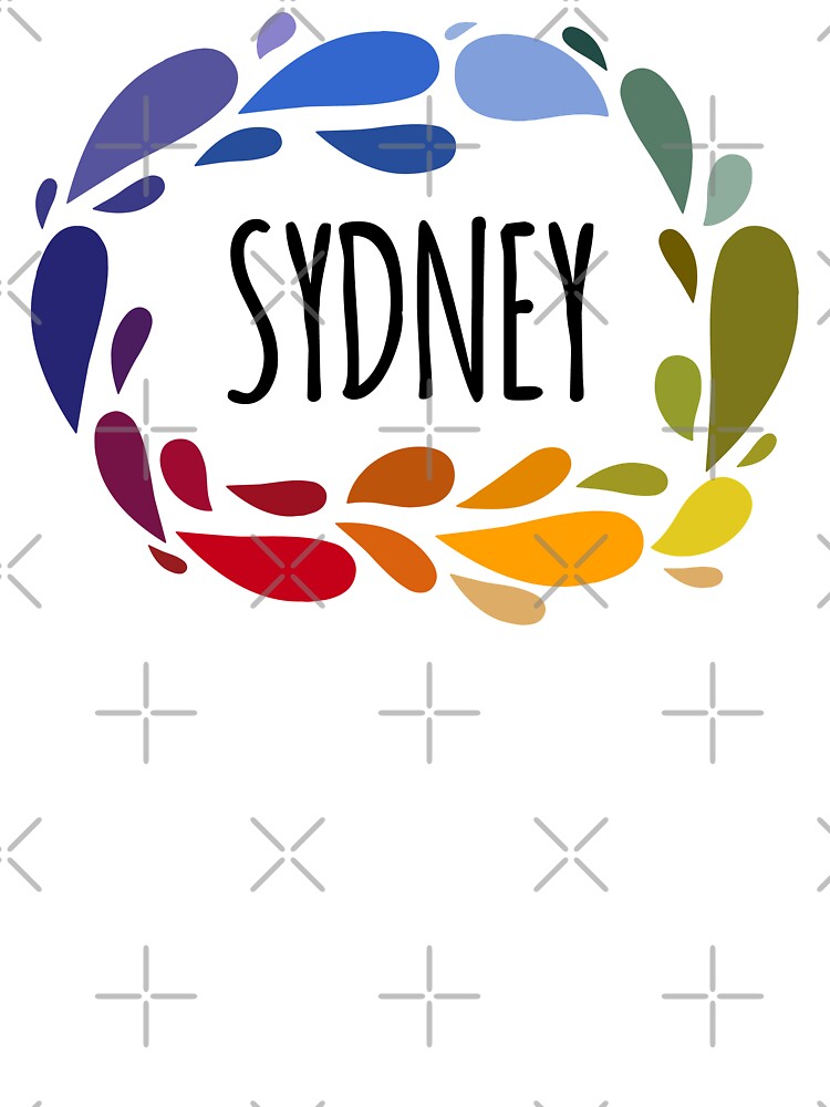 "Sydney Name Cute Colorful Gift Named Sydney" Kids T-Shirt for Sale by ...