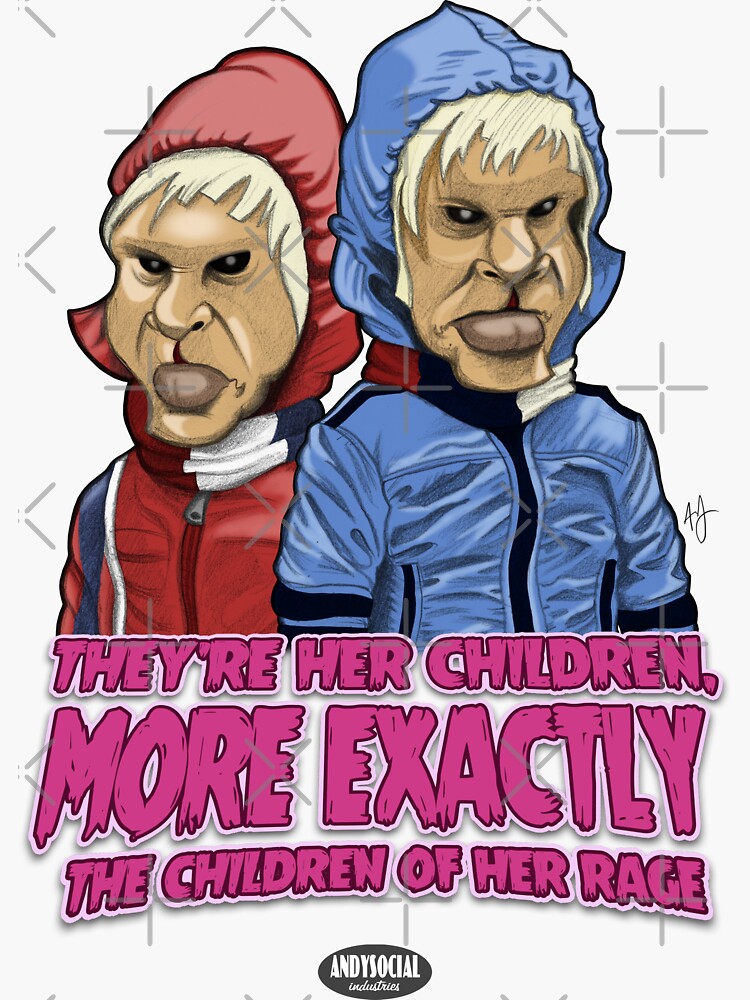 "The Brood Kids" Sticker for Sale by andysocial | Redbubble