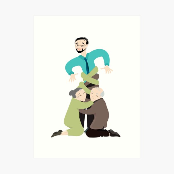 "Overprotective parents" Art Print by VikaL | Redbubble
