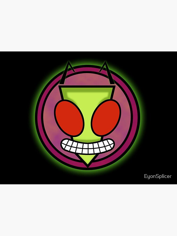 "Irken Armada Symbol Red and Green Version - Invader Zim" Sticker by ...