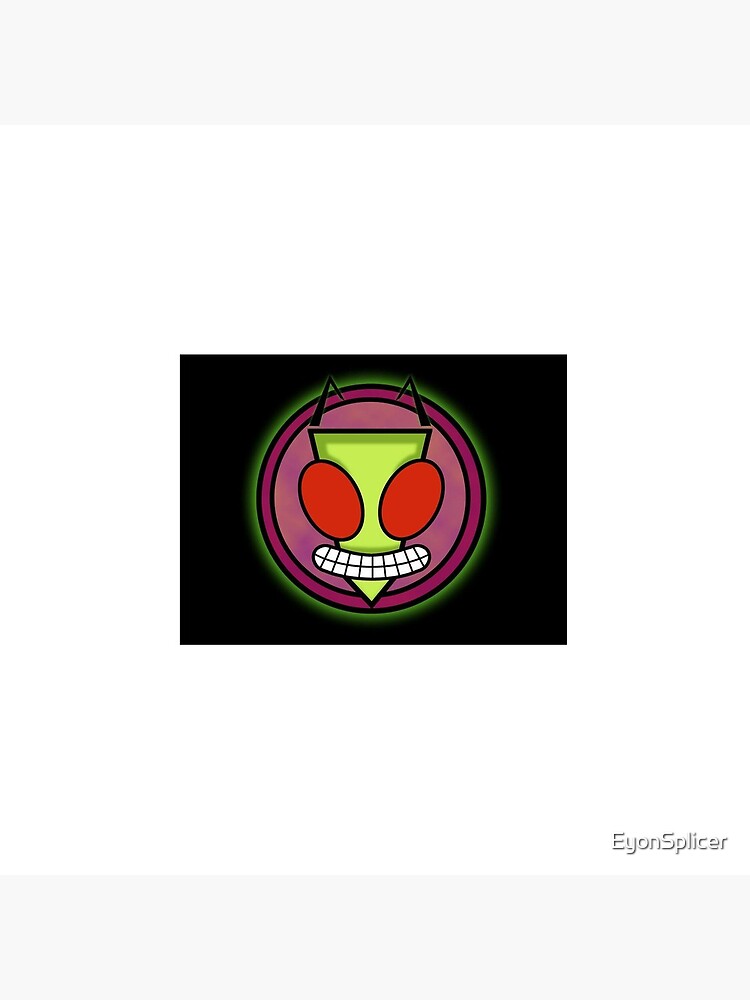 "Irken Armada Symbol Red and Green Version - Invader Zim" Acrylic Block ...