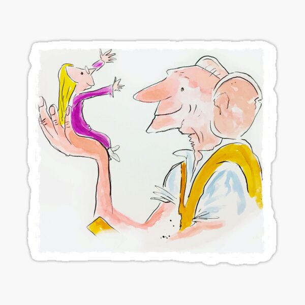 "The BFG" Sticker for Sale by Deanosdoodles | Redbubble