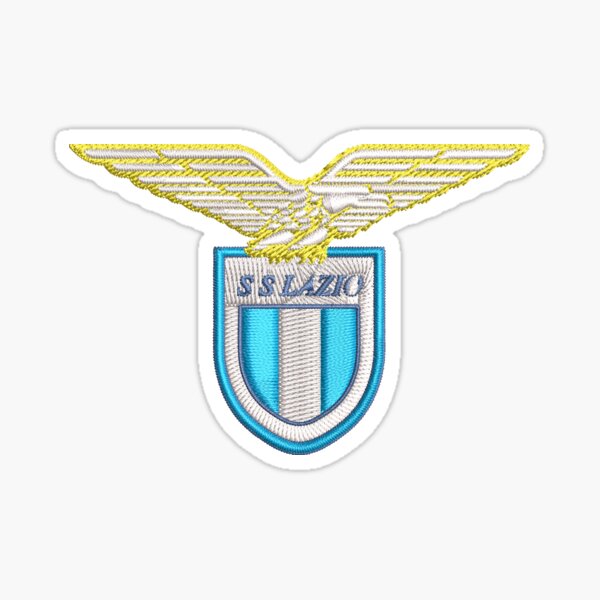 "SS Lazio Embroidery Logo" Sticker by gadaol | Redbubble