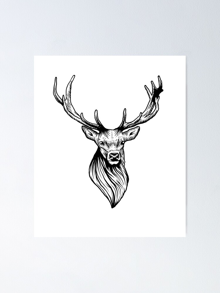 "Stag" Poster for Sale by TravelBugUK | Redbubble
