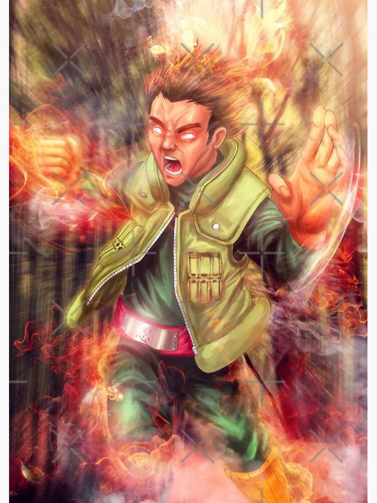 "Maito Gai Might Guy" Sticker by NinjaMafia | Redbubble