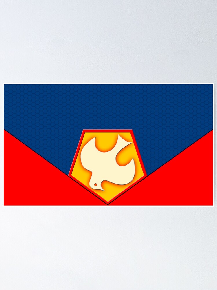 "PEACEMAKER (chest dove symbol) (series tv)" Poster for Sale by ...