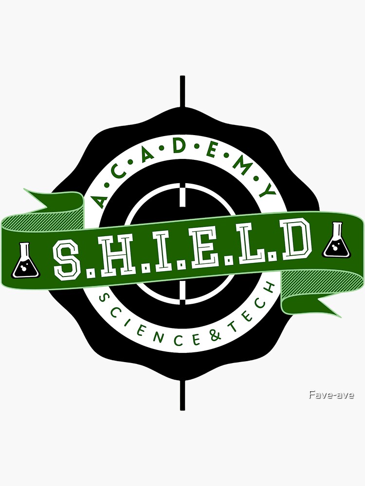 "S.H.I.E.L.D academy - Science & technology department" Sticker for ...