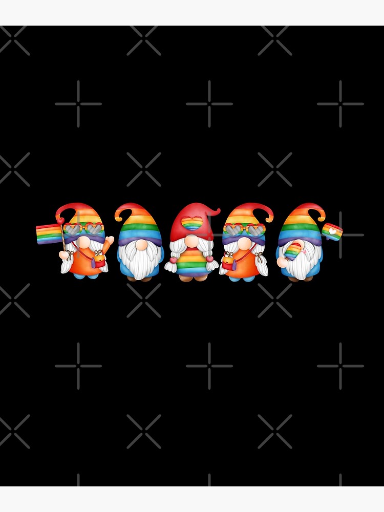 "Pride Lgbtq Rainbow Gnome - Watercolor" Poster for Sale by sgkrishna ...