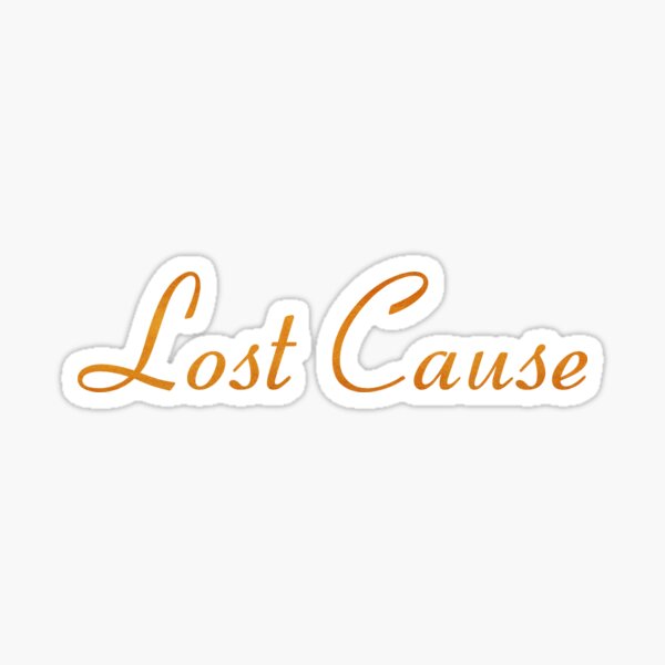 "Lost Cause Billie Eilish" Sticker for Sale by DrearyMondays | Redbubble