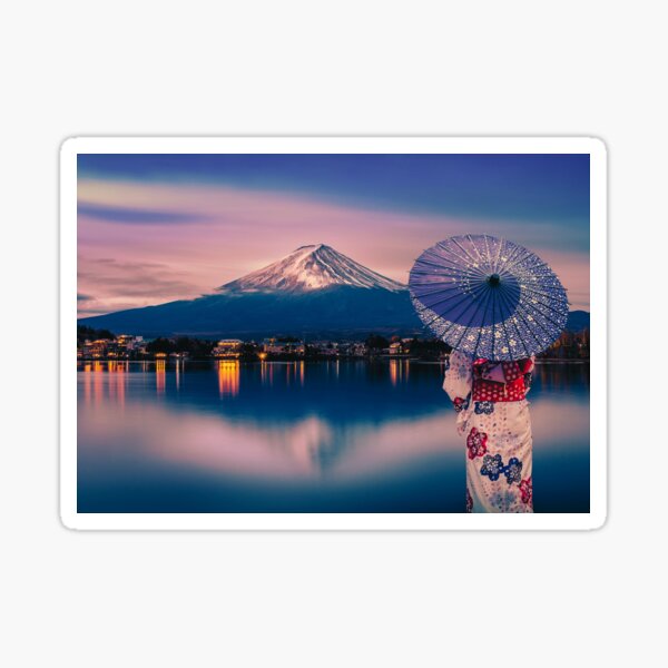 "Mt.Fuji" Sticker by c-yamashita | Redbubble