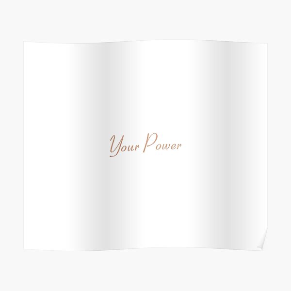 "Your Power Billie Eilish" Poster for Sale by DrearyMondays | Redbubble