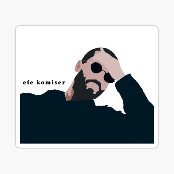 "Efe komiser ,uc kurus design" Sticker for Sale by raghadazem26 | Redbubble