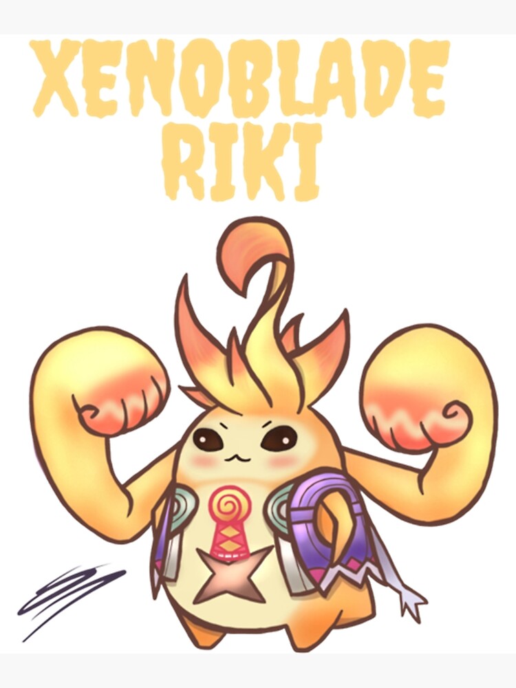 "Xenoblade Riki Arts " Poster for Sale by EngraveMy | Redbubble