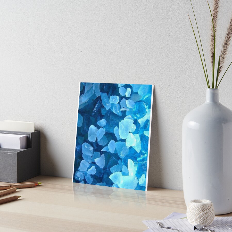 "Aesthetic Blue , Blue Aesthetic Pattern , Aesthetic " Art Board Print ...