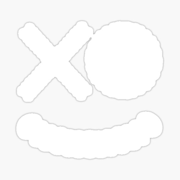 ""SMILEY XO" ART" Sticker by SHIRTIN | Redbubble