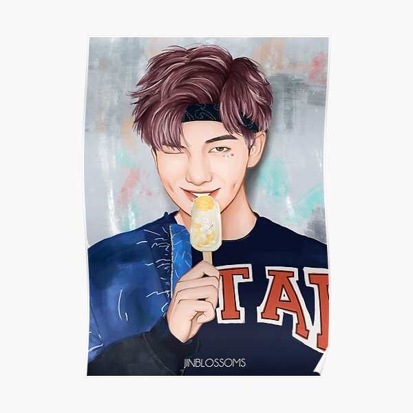 "BTS Rap Monster YNWA" Poster for Sale by jinblossoms | Redbubble
