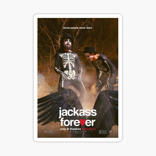 "jackass forever" Sticker for Sale by collenbisset | Redbubble