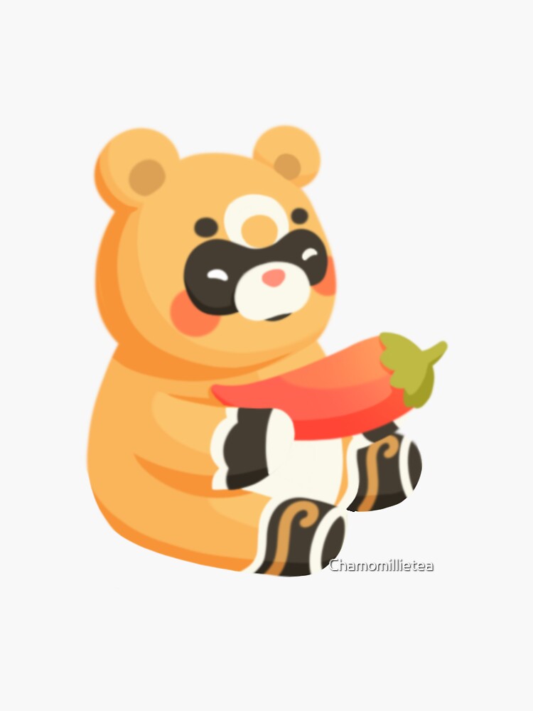 "Guoba and pepper" Sticker by Chamomillietea | Redbubble