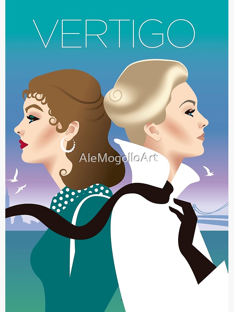 "Vertigo" Poster for Sale by AleMogolloArt | Redbubble