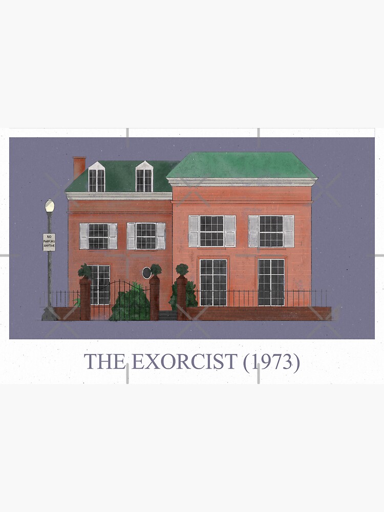 "The Exorcist MacNeil House Poster" Sticker for Sale by jamesehenderson ...