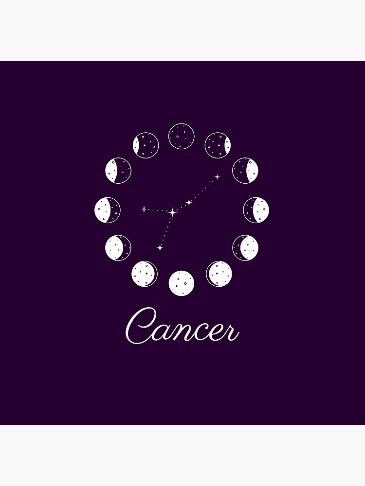 "constellation zodiac sign cancer moon phases" Poster for Sale by ...