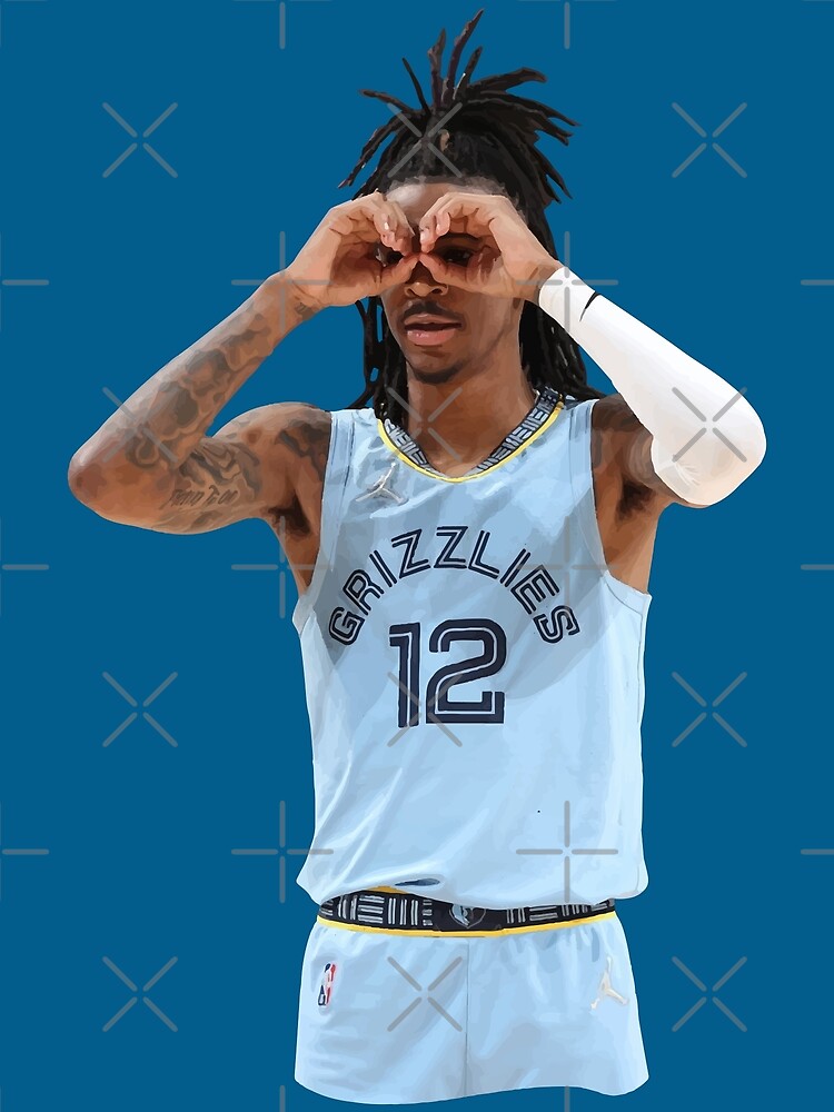 "Ja Morant 12 Celebrate " Look "" Poster for Sale by SherryRevels ...