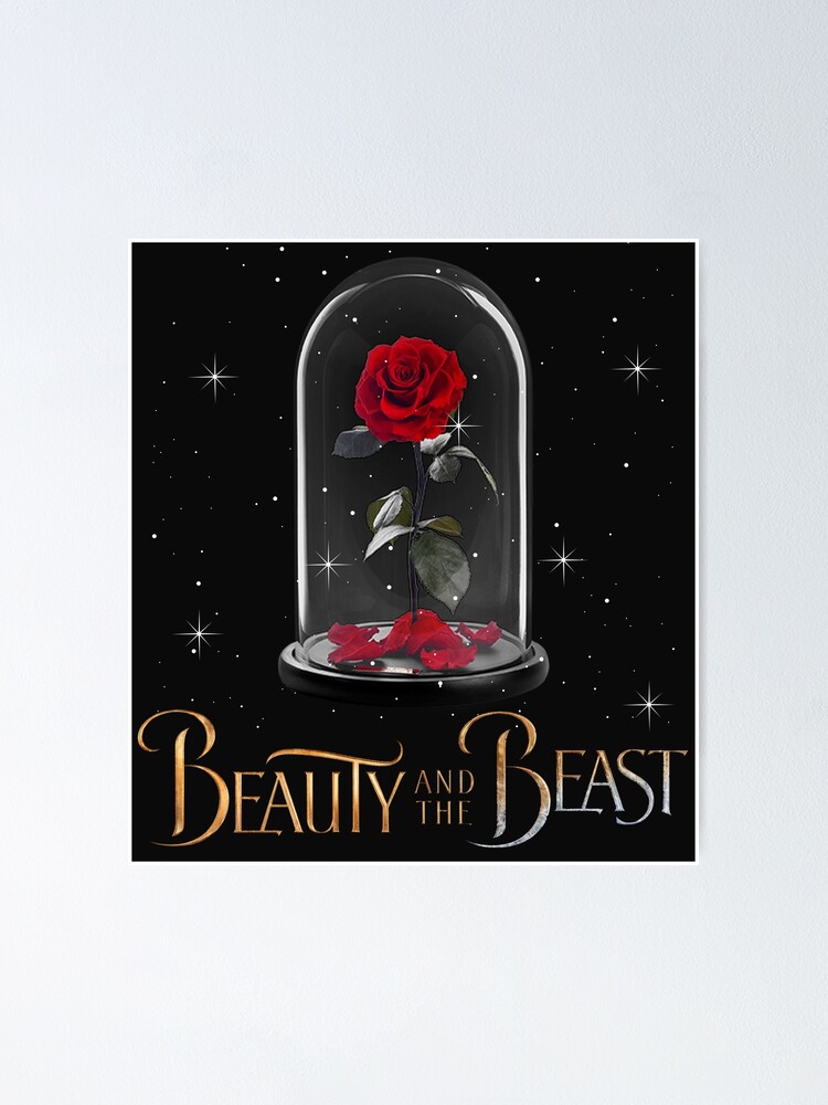 "Beauty and the Beast | Flowers" Poster for Sale by Ninanirvana | Redbubble