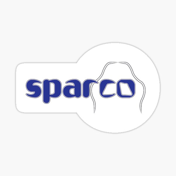 "Sparco car seat" Sticker by AliShaher | Redbubble