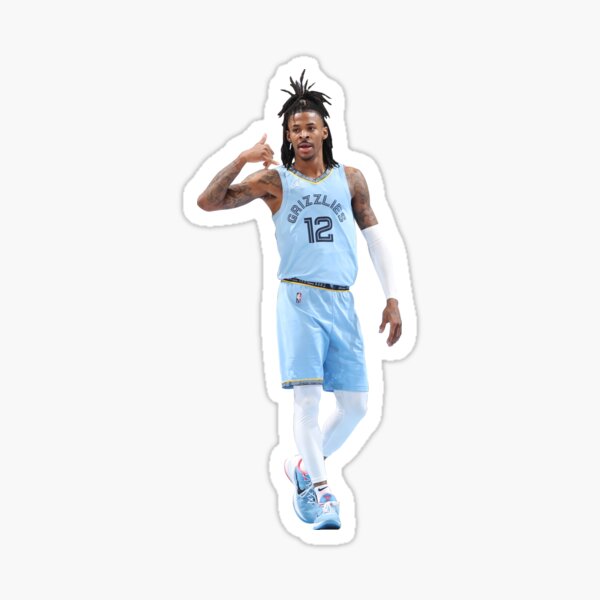 "Ja Morant 12 Celebrate " Call a Game "" Sticker by SherryRevels ...