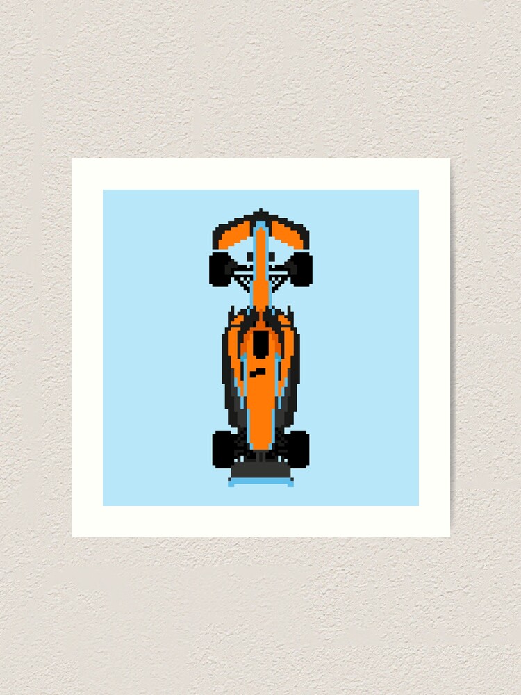 "Mc laren Formula 1 2022 Car - Pixel art" Art Print for Sale by ...