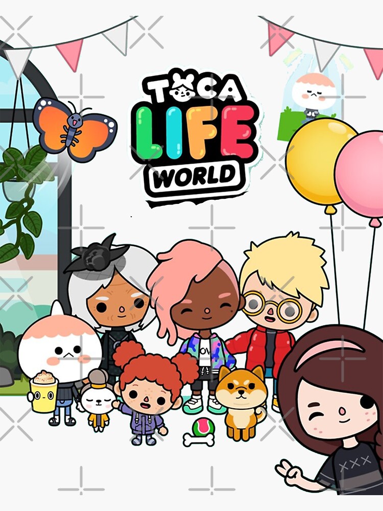 "toca boca" Sticker by DZCD-- | Redbubble