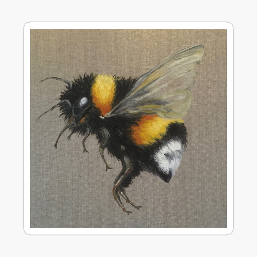 Art & Collectibles Oil Painting Bee Oil painting Miniature Original ...