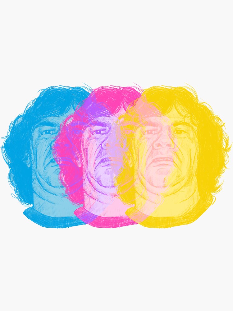 "Dean Ween rainbow" Sticker by paigecassidy | Redbubble