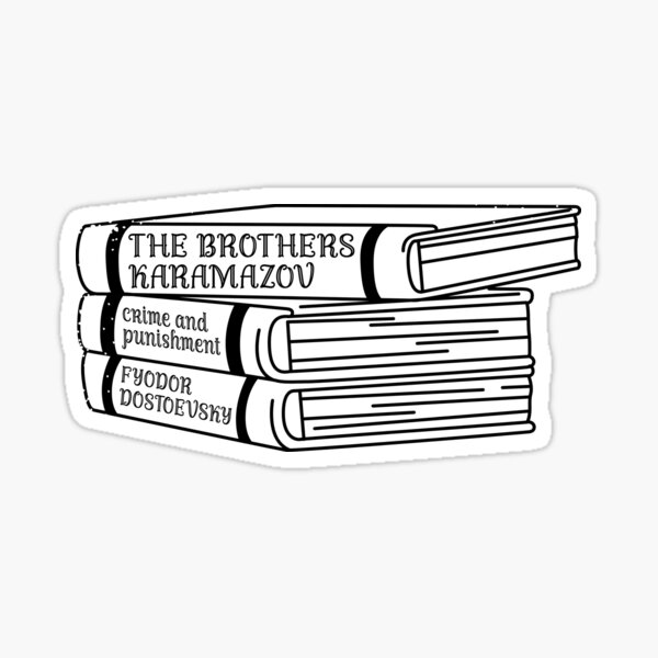 "Fyodor Dostoevsky" Sticker by TikaK | Redbubble