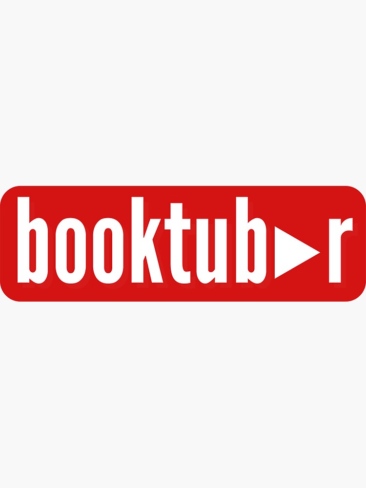 "Booktuber Booktube " Sticker for Sale by noreadingdegree | Redbubble