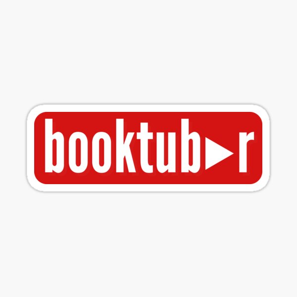 "Booktuber Booktube " Sticker for Sale by noreadingdegree | Redbubble