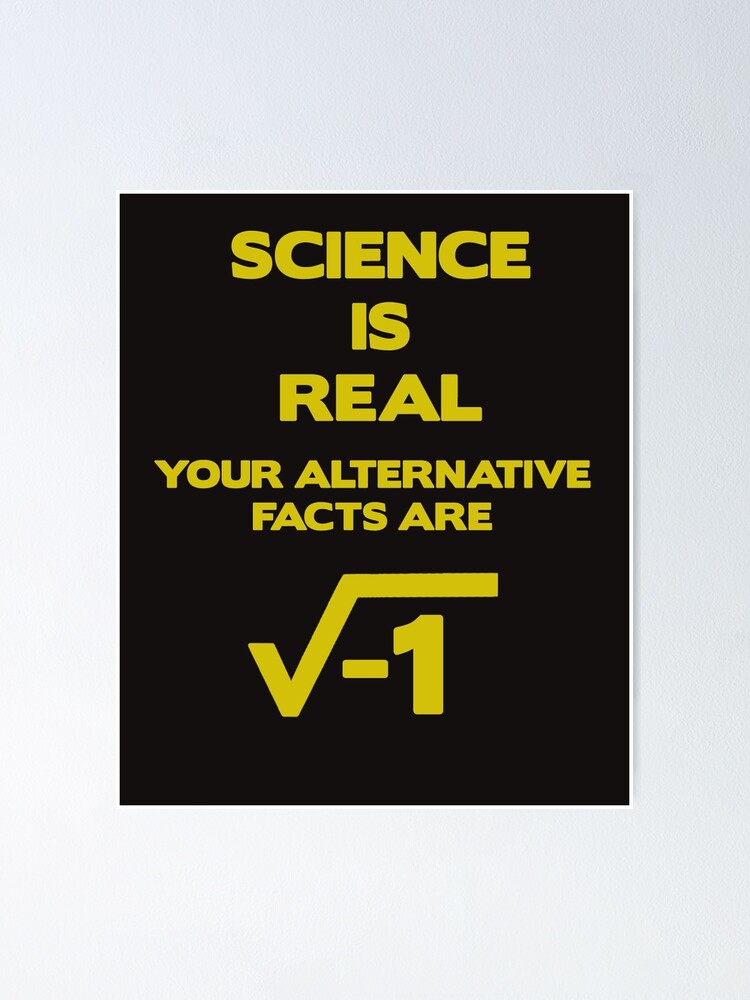 "March For Science Science Is Real" Poster by kenheney | Redbubble