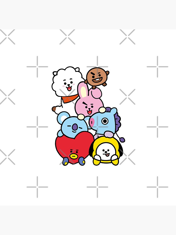 "Bt21 cute characters " Pin by Black-Viole22 | Redbubble